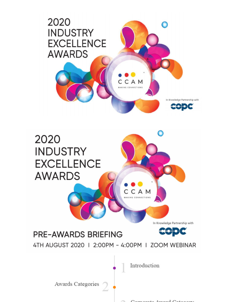 Pre Awards Briefing 2020 FINAL V4 | PDF | Call Centre | Employee Retention Pre Awards Briefing 2020 FINAL V4 | PDF | Call Centre | Employee Retention