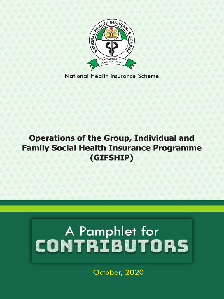 GIF SHIP Pamphlet | PDF | Health Care | Health Maintenance Organization