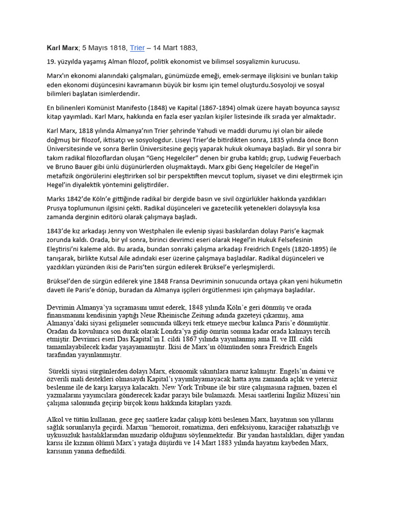 Karl Marx Pdf