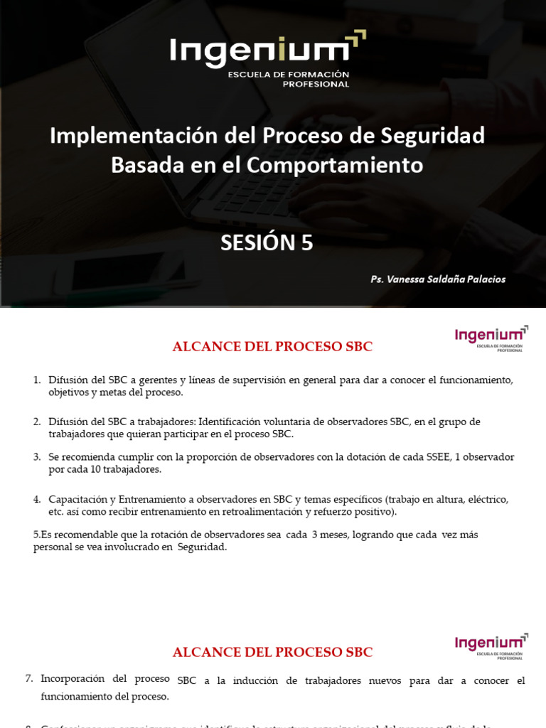 S05 Implementación del proceso SBC (1) | PDF