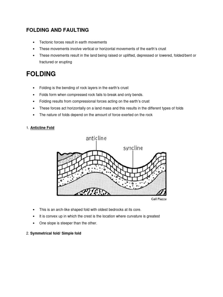 Folding and Faulting | PDF | Fault (Geology) | Mountains