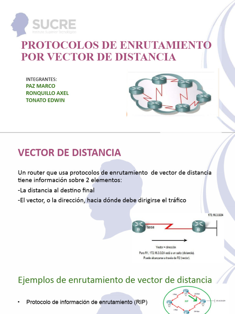 Protocolo de Enrutamiento Por Vector de Distancia | PDF | Enrutador (Computación) | Protocolos ...