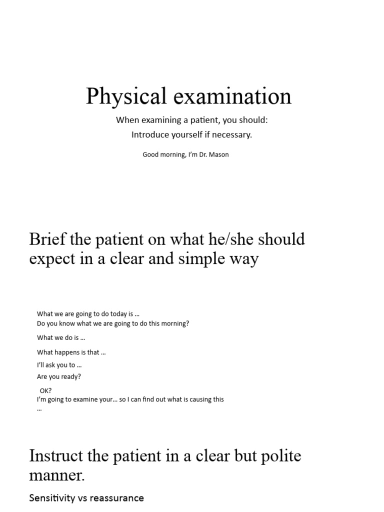 Lecture 23 Physical Examination | PDF | Mental Disorder | Psychiatry