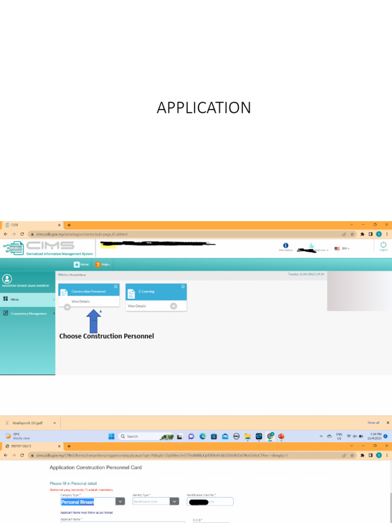 Cidb Card Application | PDF