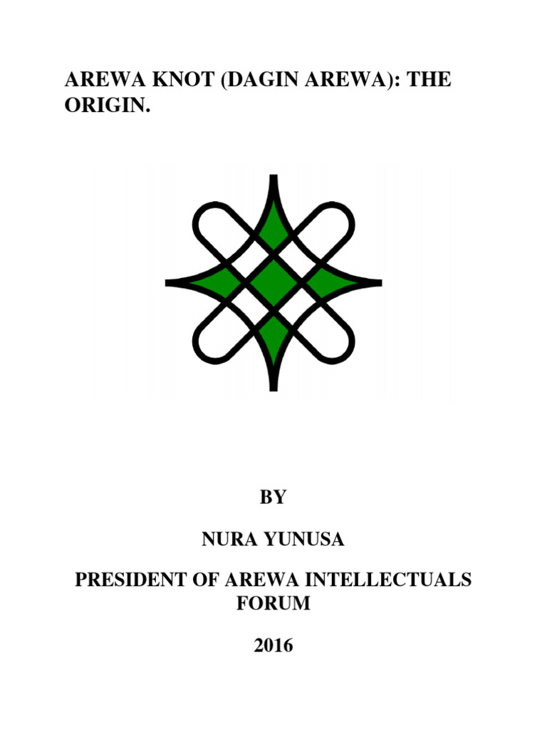 Unveiling the Arewa Knot's Origins | PDF | Symbols