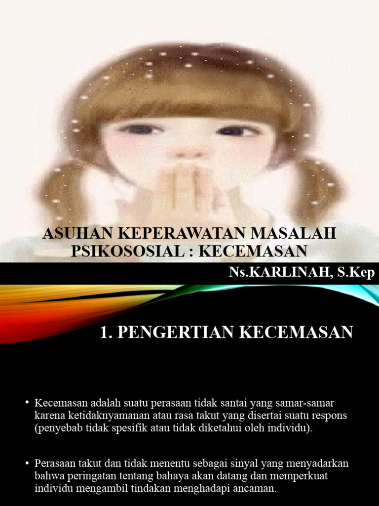 Askep Psikososial Kecemasan | PDF