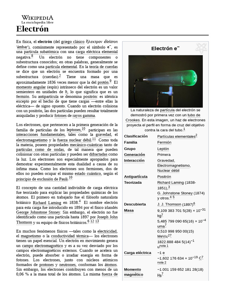 Electrón | PDF | Electrón | Mecánica cuántica
