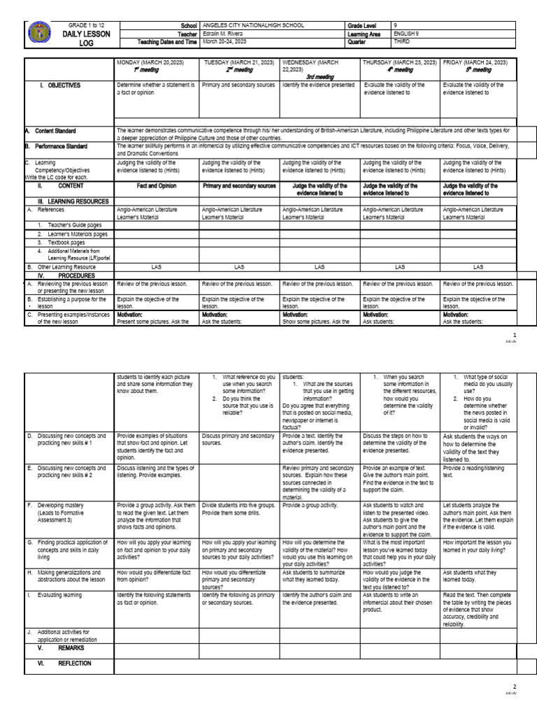 DLL March 20 24 | PDF | Validity (Statistics) | Intelligence