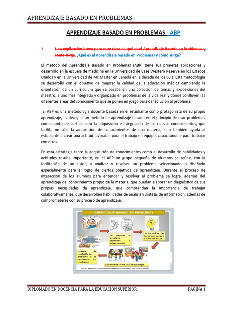 Abp-1 Lectura | PDF | Enseñando | Aprendizaje