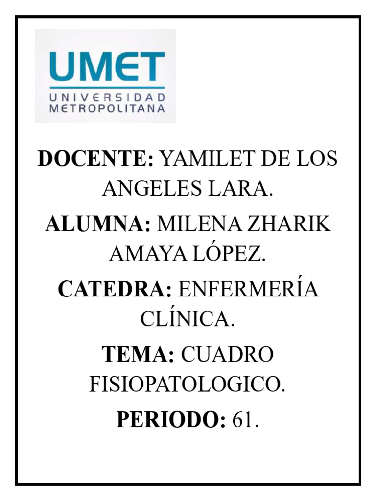 Cuadro Fisiopatologico Acv Isquemico | PDF | Carrera | Isquemia