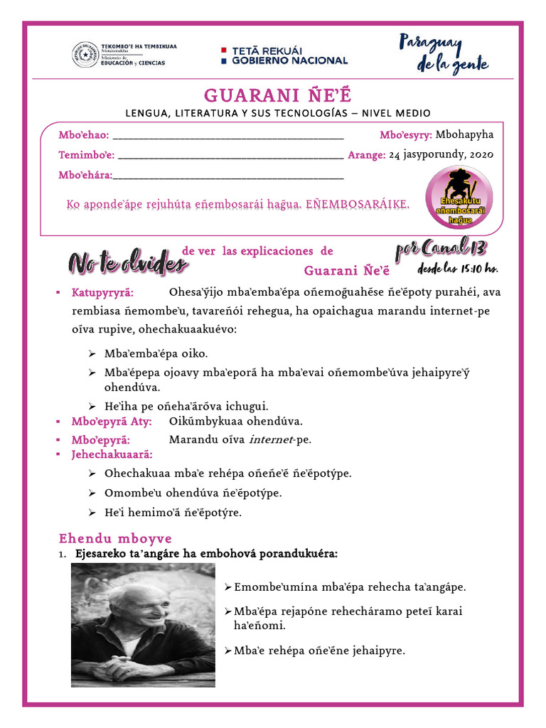 Marandu Oĩva Internet-Pe | PDF