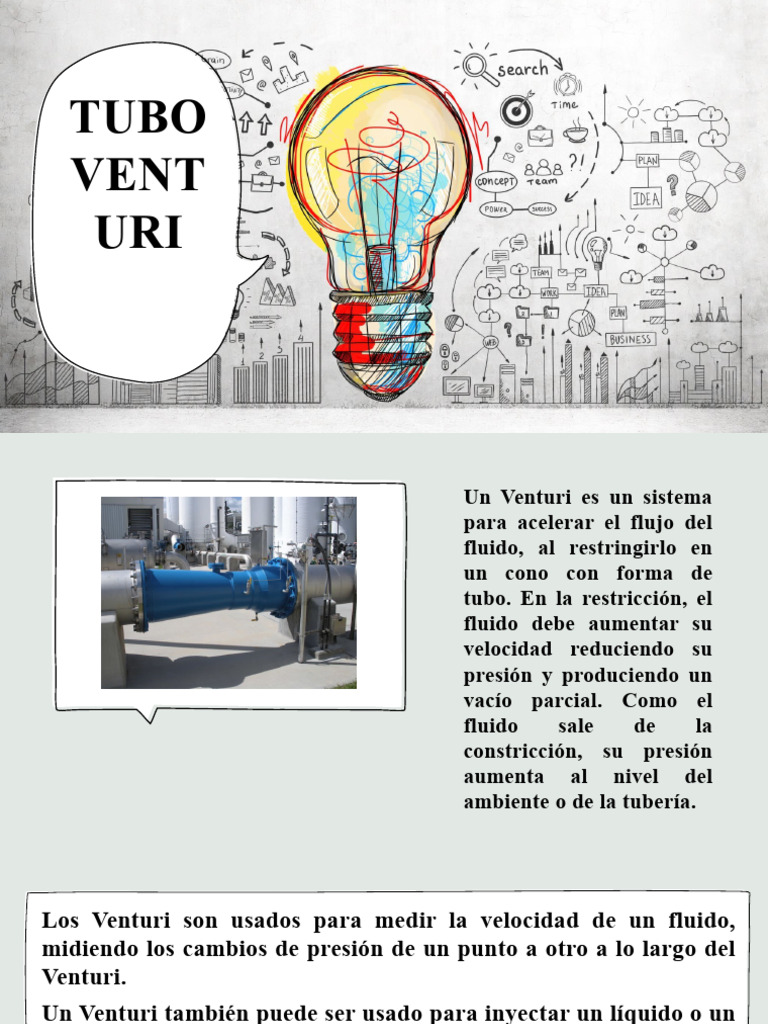 Tubo Venturi | PDF | Gases | Presión