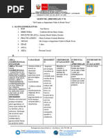 Sesion de Aprendizaje Conociendo Mi Cuerpo | PDF | Relaciones ...