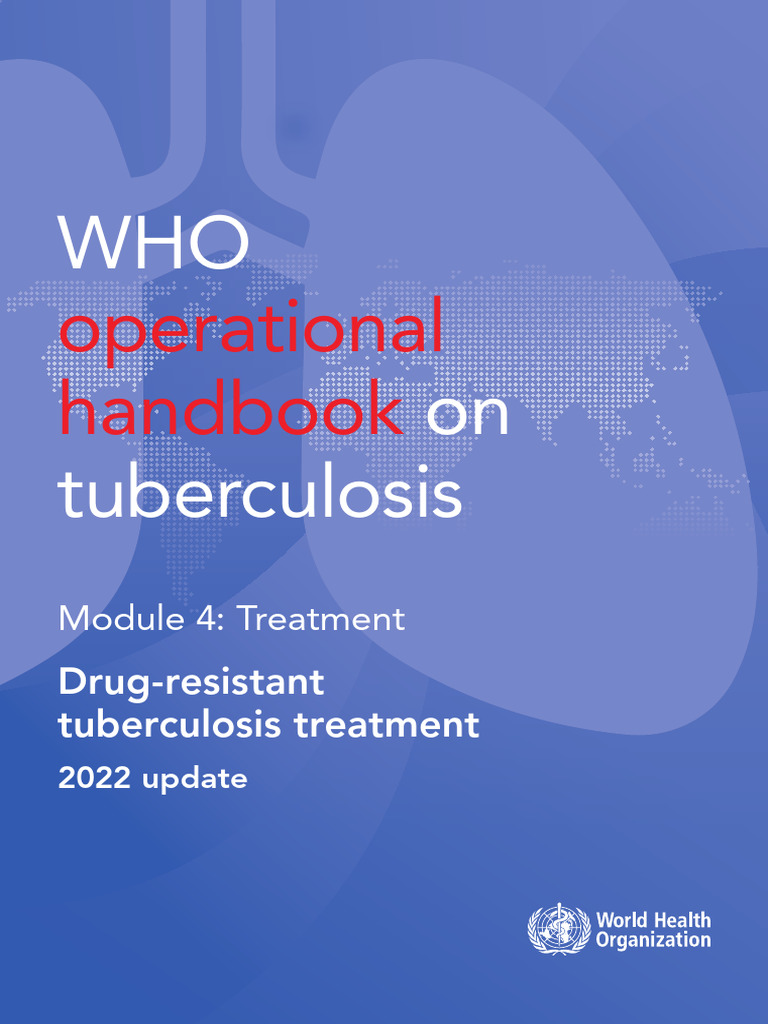 WHO On Tuberculosis: Operational Handbook | PDF | Tuberculosis ...