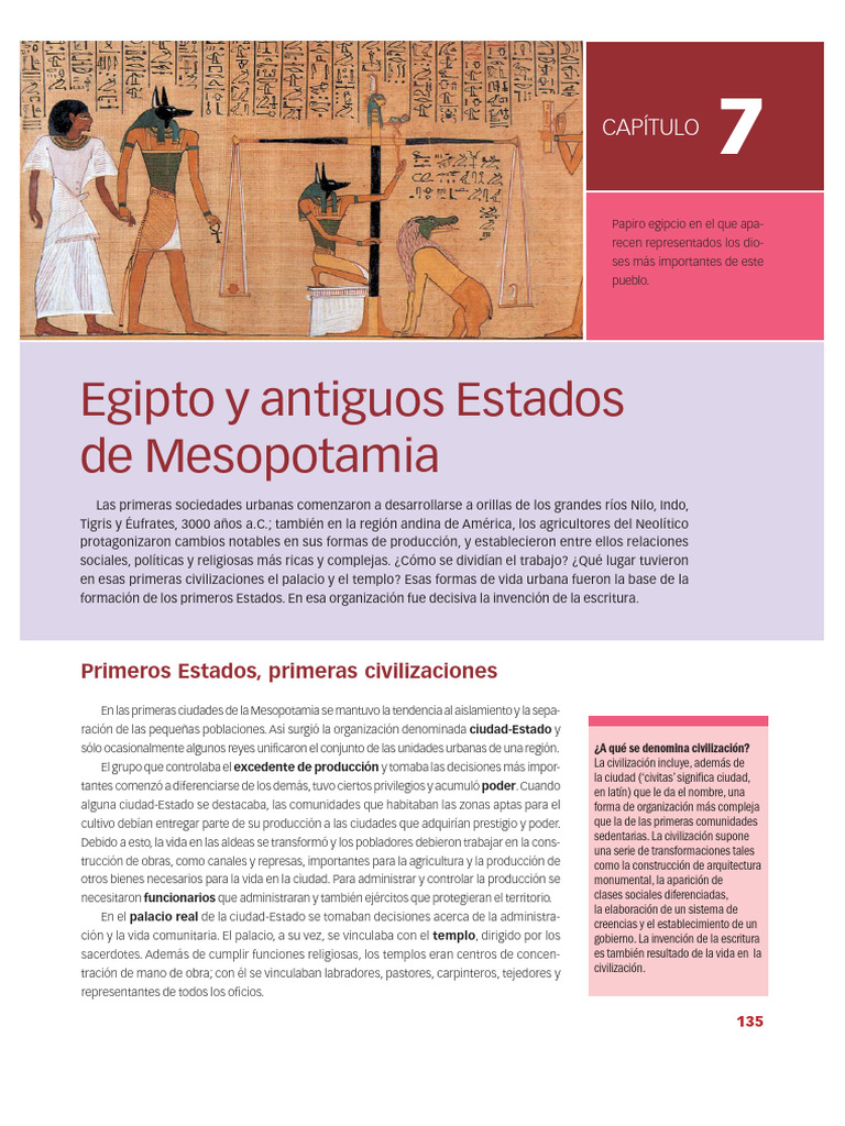 Egipto y Mesopotamia | PDF | Antiguo Egipto | Mesopotamia Egipto y Mesopotamia | PDF | Antiguo Egipto | Mesopotamia