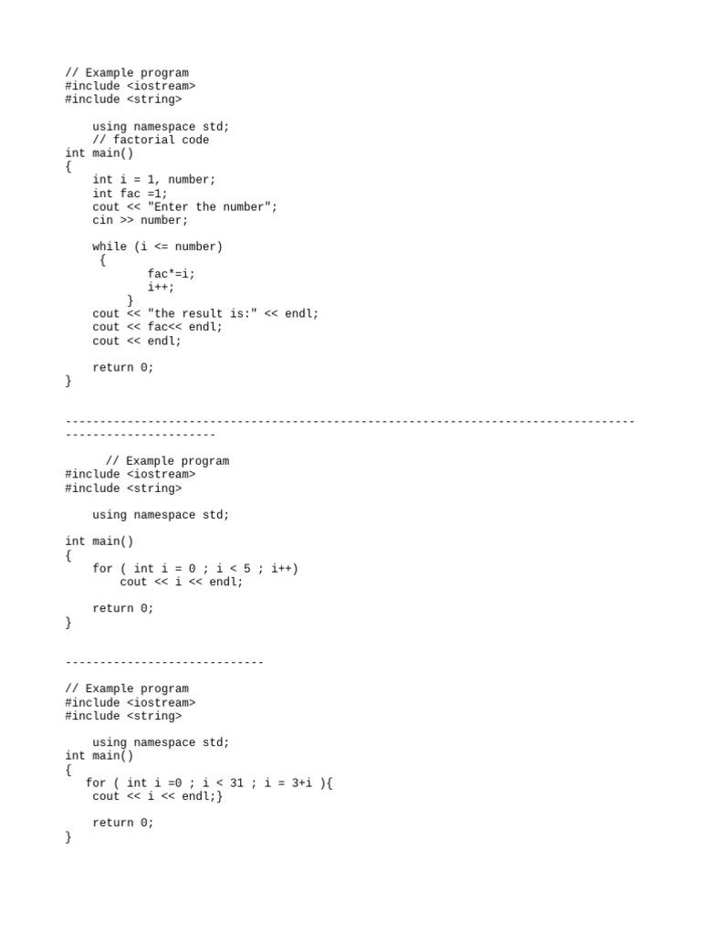 Codes | PDF | Namespace | Computer Programming
