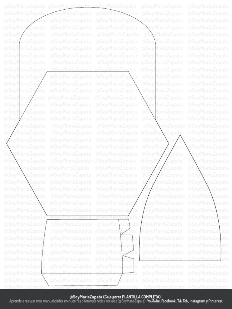 Caja Gorra Soy Maria Zapata Pdf Servicio De Redes Sociales Uso