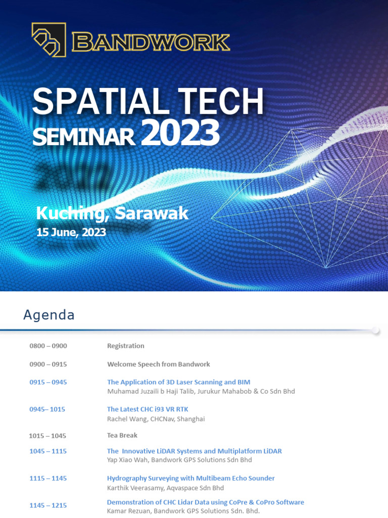 Draft Program - Spatial Tech Seminar 2023 | PDF