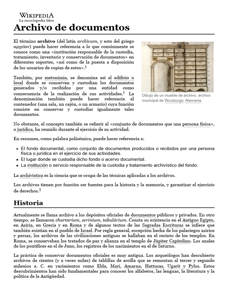 WKP Archivo Documento | PDF