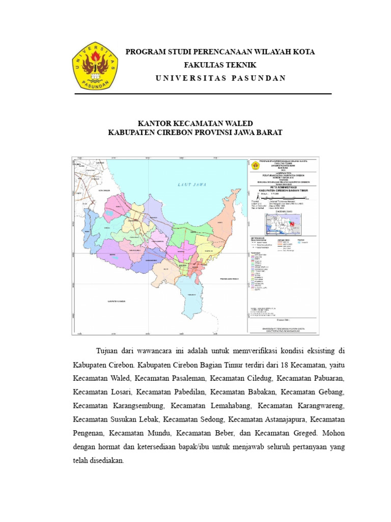 Form Wawancara Kec. Waled 2023 | PDF | Teknologi & Rekayasa