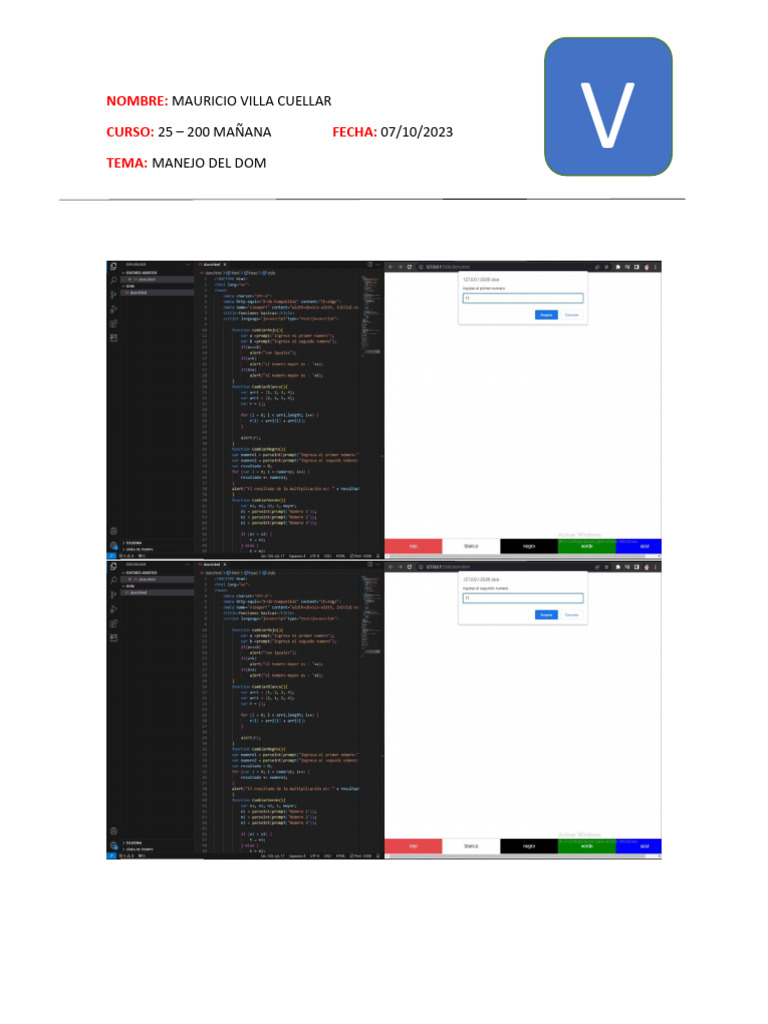 Manejo de Dom - Merged | PDF