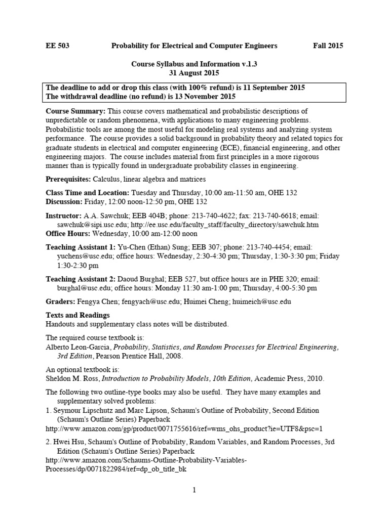 3rd Edition, Pearson Prentice Hall, 2008 | PDF | Probability Distribution | Expected Value