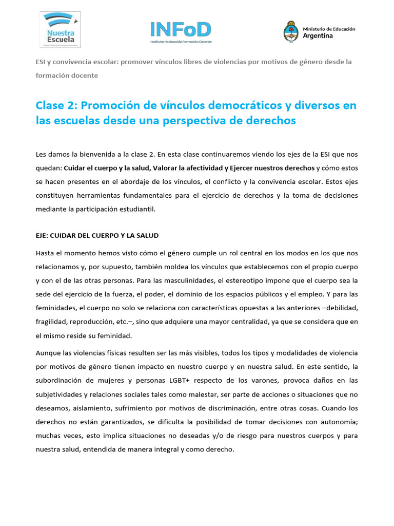 ESIyCE Clase2 | PDF | Aprendizaje | Amor