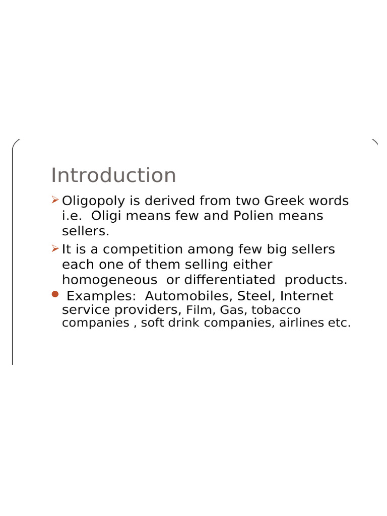 Oligopoly | PDF