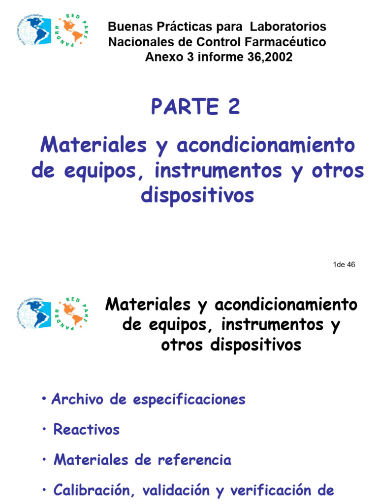 3 - Materiales y Equipos | PDF | Calibración | Laboratorios