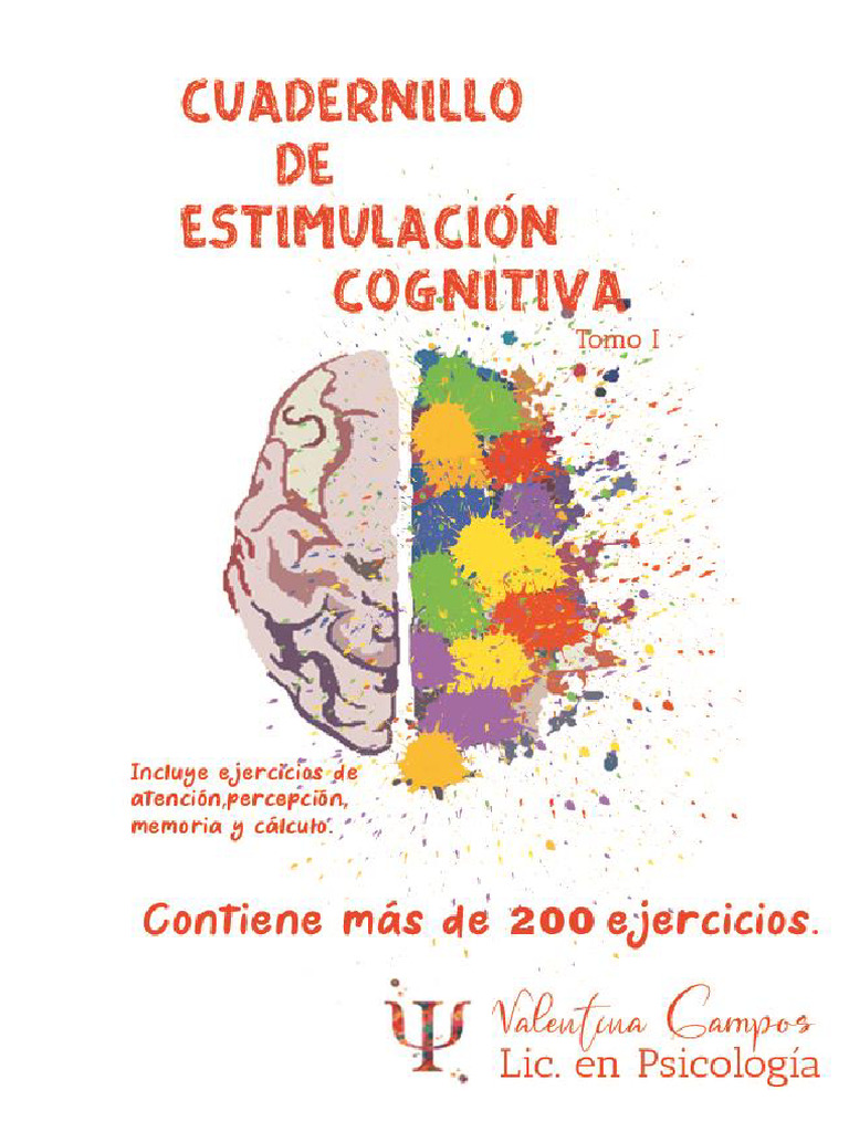 Cuadernillo Estimulación Cognitiva - Tomo I | PDF