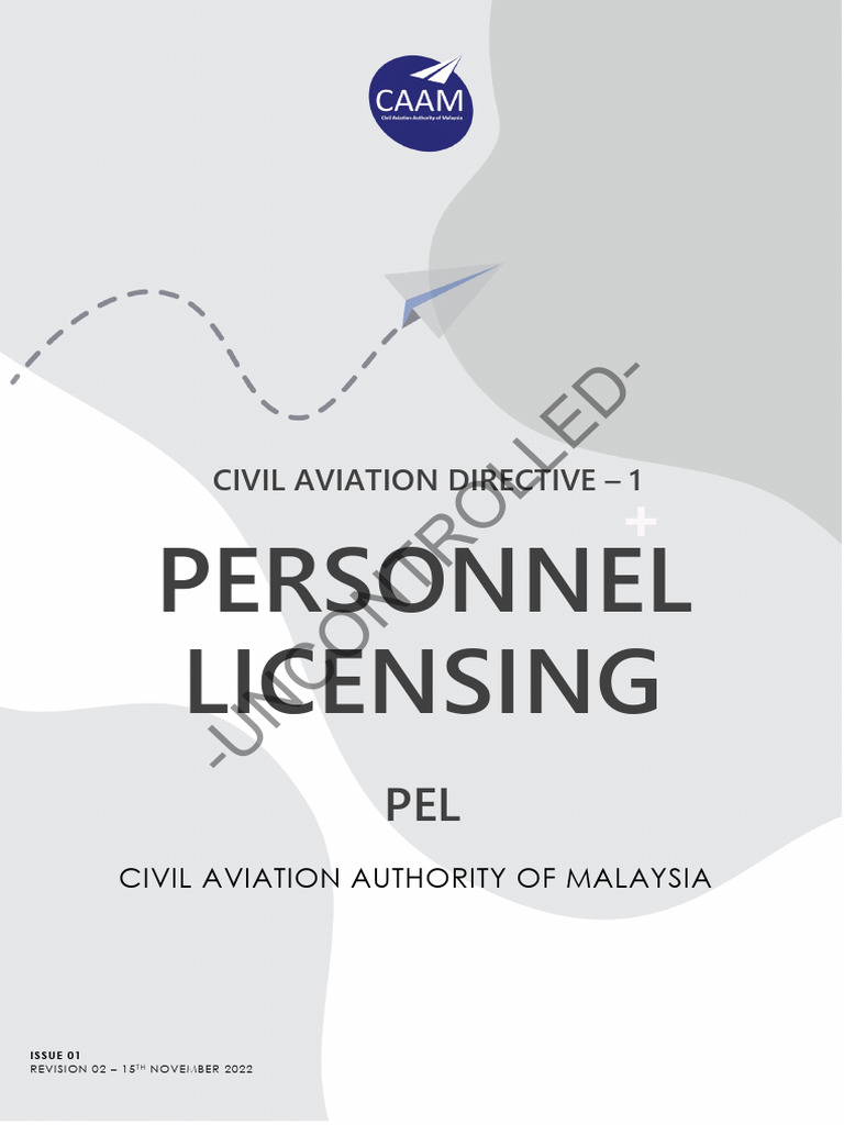 Malaysia Civil Aviation Licensing Directive | PDF | Flight Instructor | Aviation