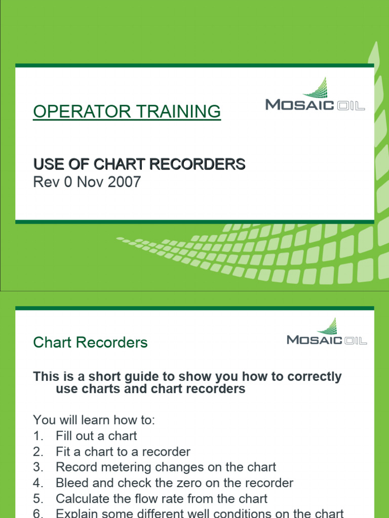 Chart Recorder Operation Guide | PDF | Pressure | Pressure Measurement
