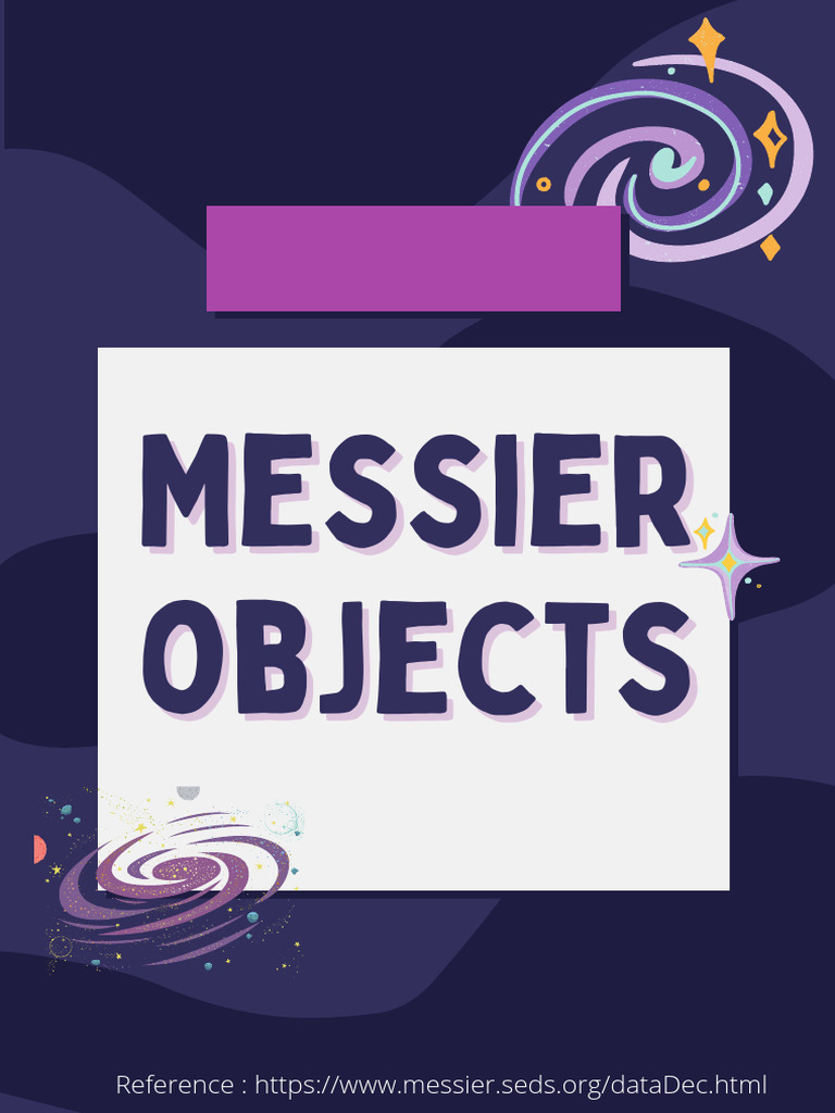 Messier Objects | PDF | Galaxy | Stars