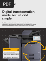 TASKalfa 4054ci Series Brochure | PDF | Computer Security | Security