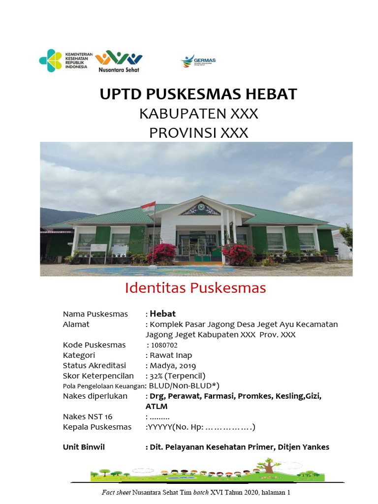 Template Fact Sheet NST | PDF