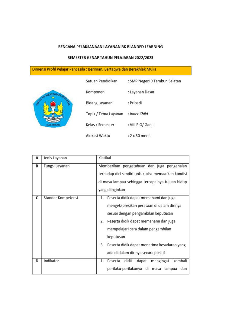 RPL 4 - Inner Child | PDF