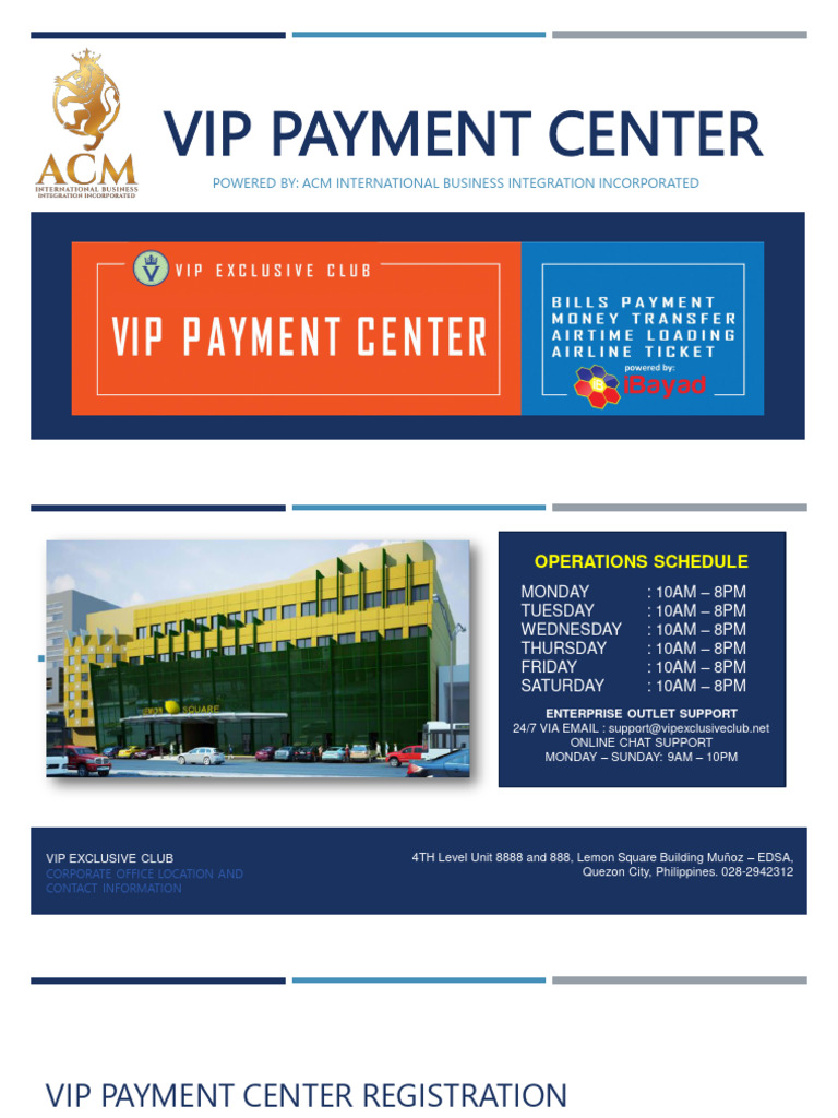 Presentation Vip Payment Center | PDF | Debit Card | Cash