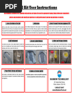 Spill Kit Instructions | PDF | Personal Protective Equipment | Leak