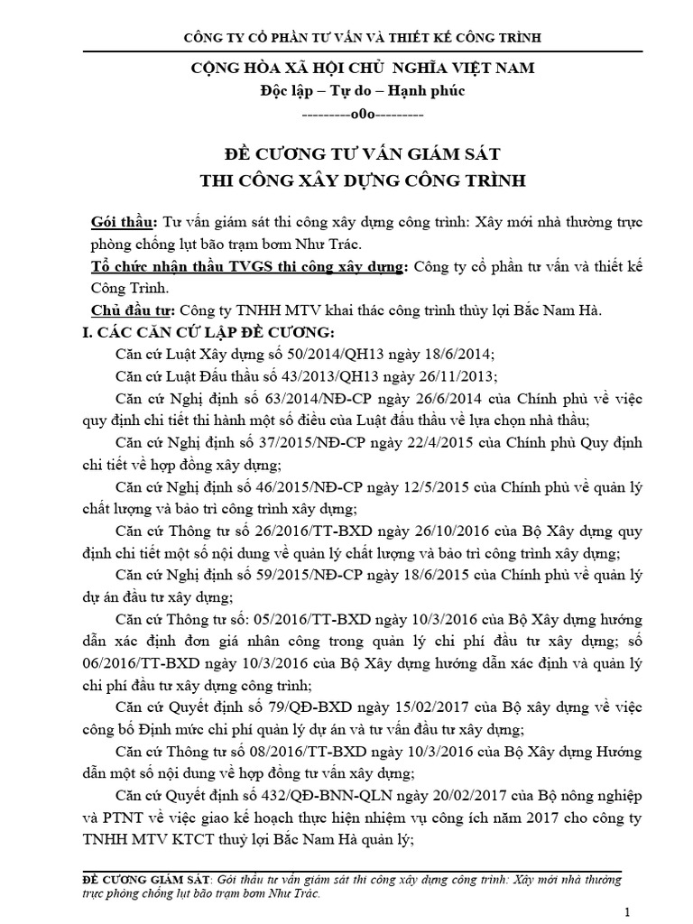 De Cuong Nhu Trac Pdf