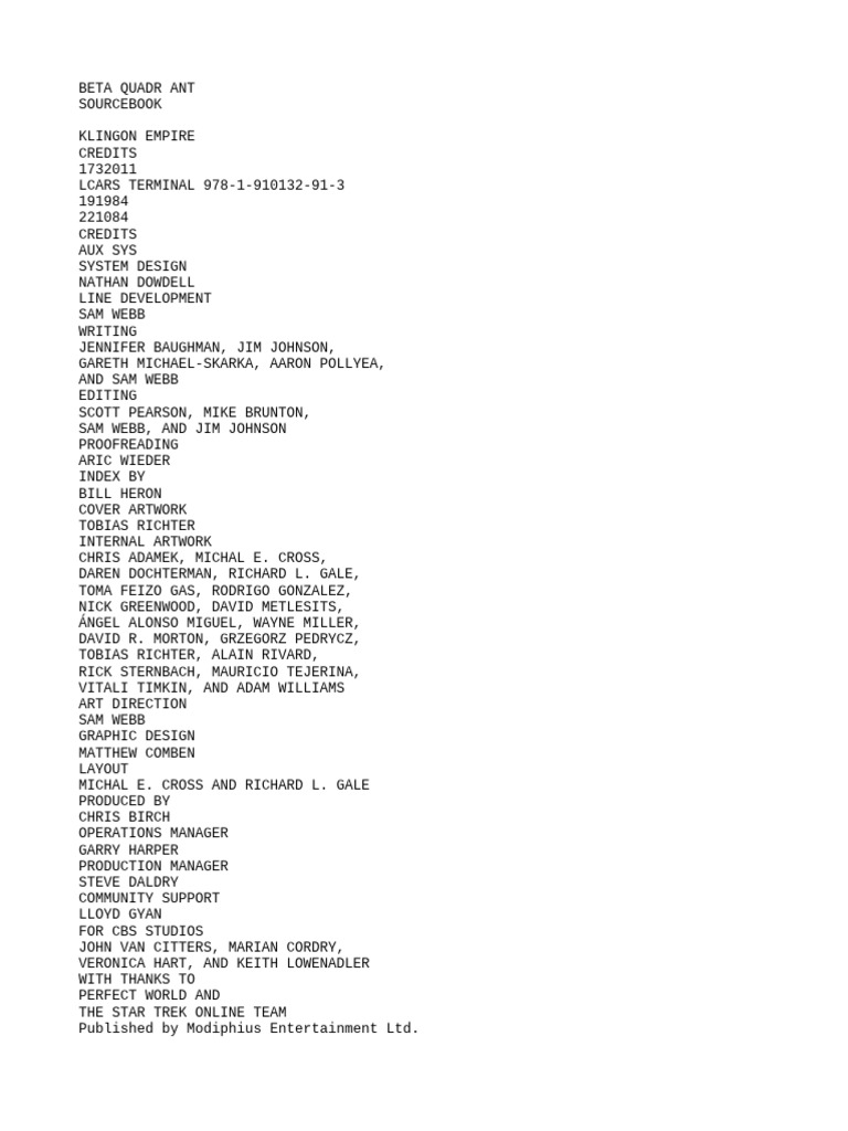 Beta Quad | Download Free PDF | United Federation Of Planets | Romulan