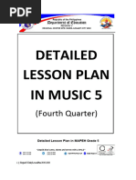 Music 5 Lesson Plan: Quarter 4 Dynamics | PDF | Tempo | Musical Notation