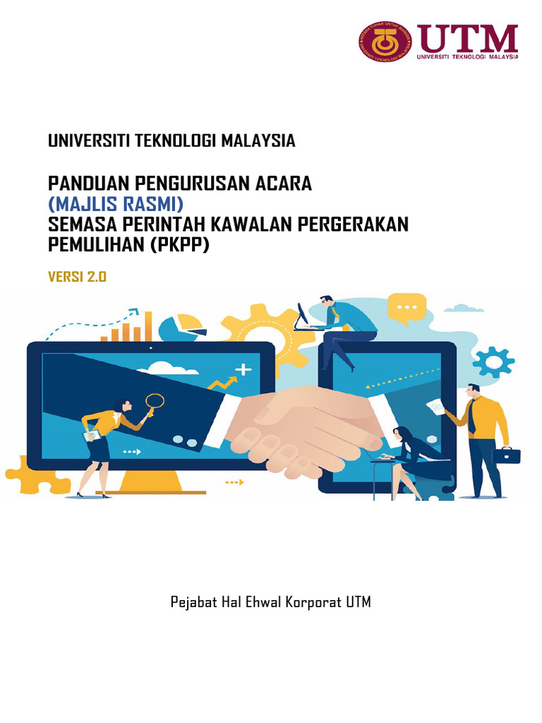 JC Panduan Pengurusan Acara Majlis Rasmi Utm PKPP V2.0 18.7.2020 | PDF