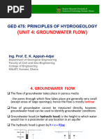 Basic Subsurface Flow | PDF | Aquifer | Groundwater