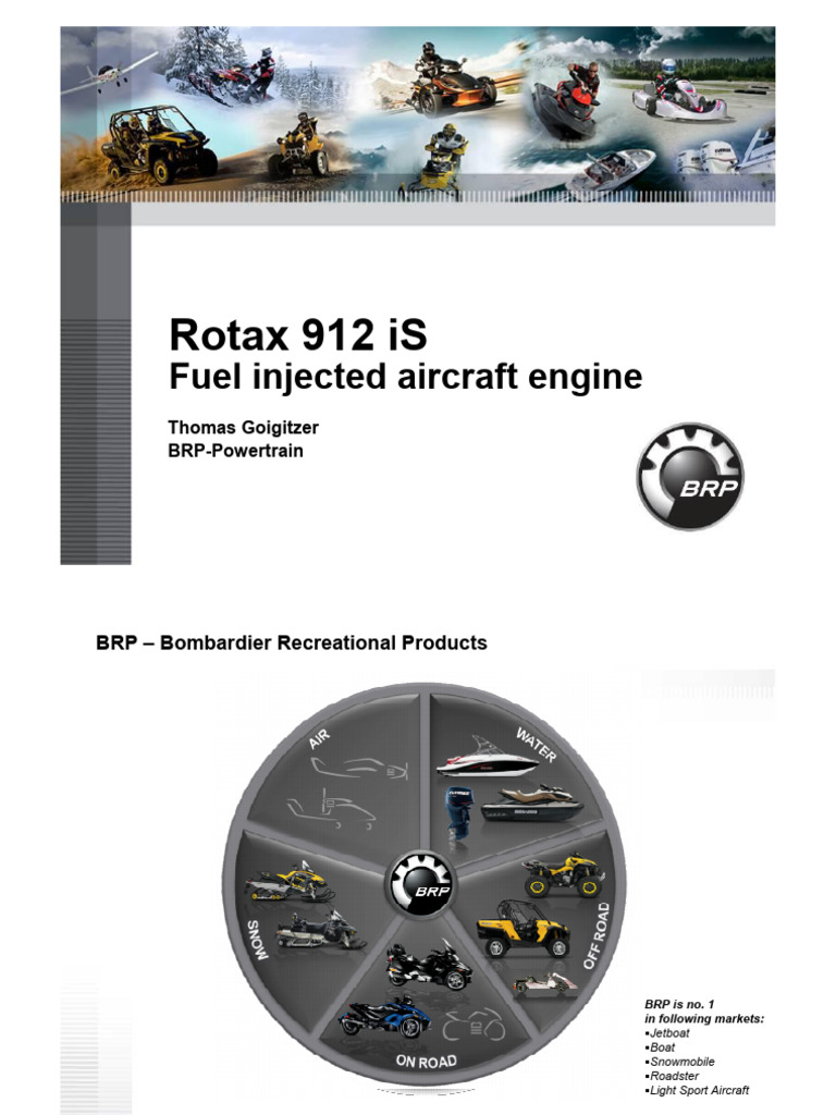 Rotax-912iS Presentation 2013-02-27 | PDF | Ignition System | Vehicles
