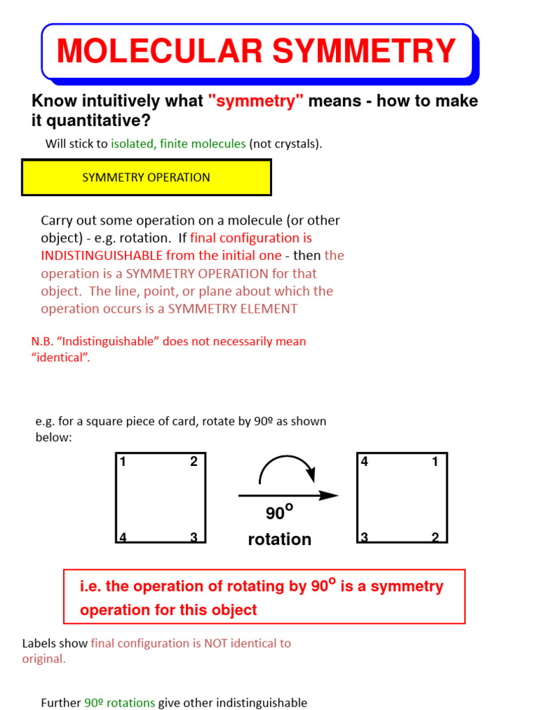 Symmetry Ops and Elements and PT Gps | PDF | Euclidean Geometry | Mathematics