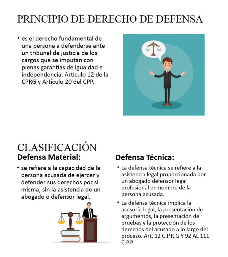 Principio del Derecho de Defensa | PDF | Ciencias sociales | Informática