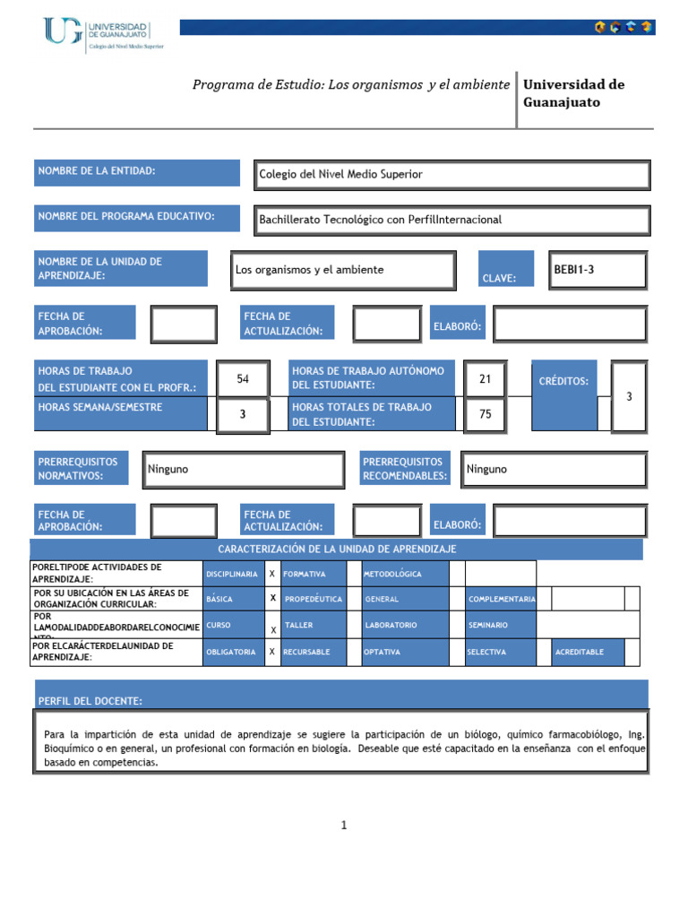 Los Organismos y El Ambiente | PDF | Biología Celular) | Evolución