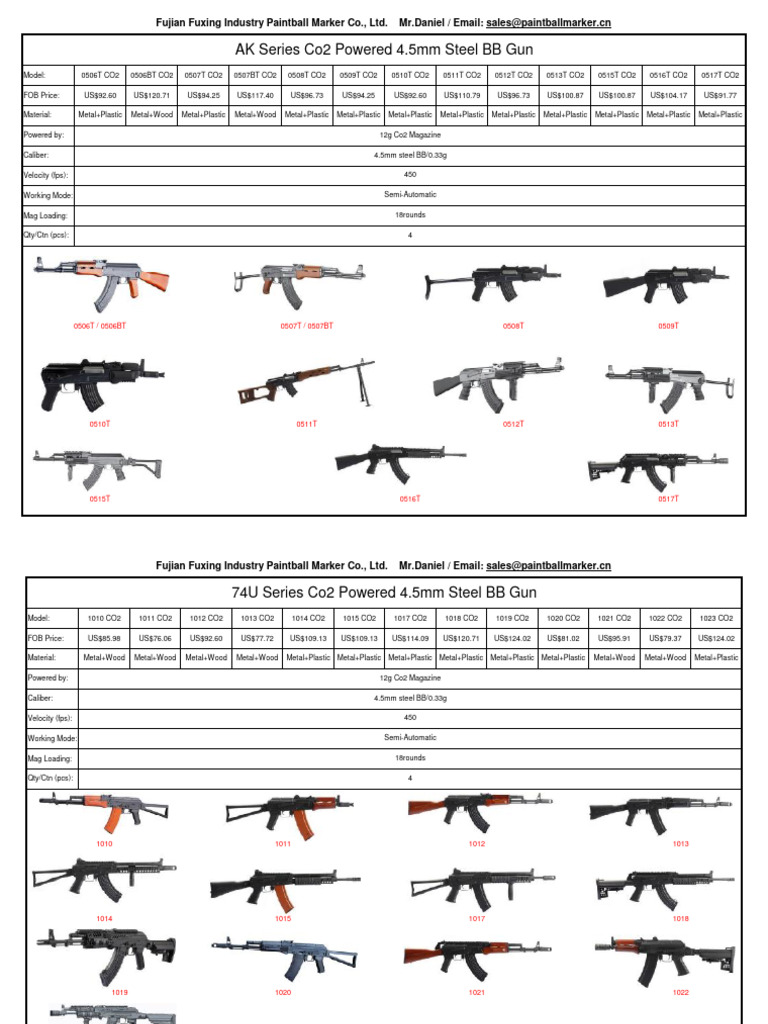 4.5mm Steel BB Co2 Powered Rifles | PDF | Hazards | Equipment