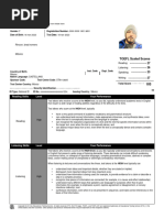 WIOA ABE ESL EFLs CASAS Score Ranges | PDF | English As A Second Or ...