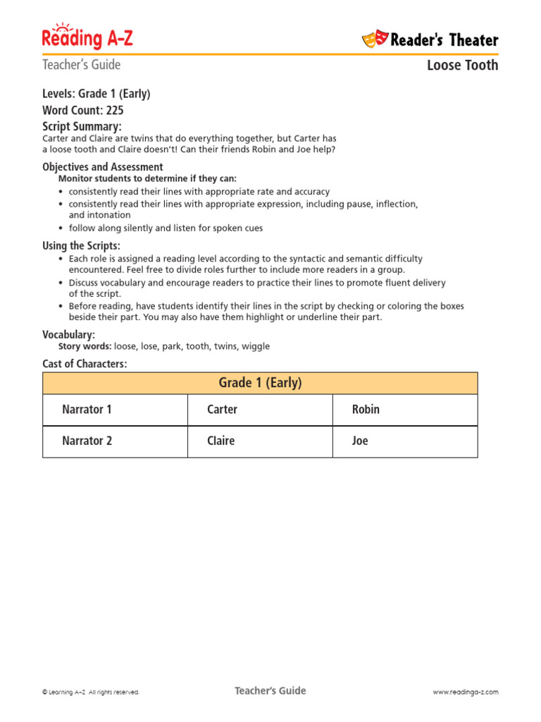 Loose Tooth | PDF | Learning | Behavior Modification